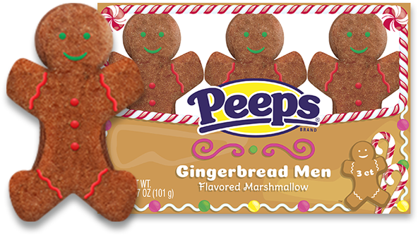 Download Giant Gingerbread Men - Peeps Marshmallow Snowmen - 3 Snowmen ...