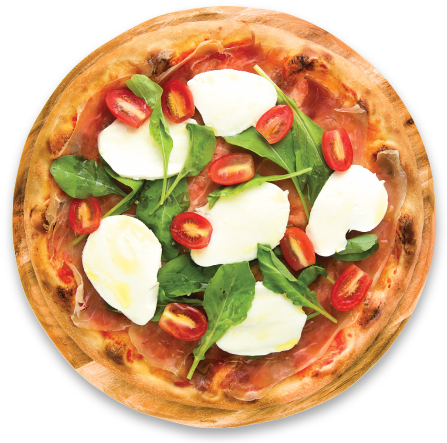 Parma Ham And Rocket Pizza - Pizza Parma - Free Transparent PNG ...
