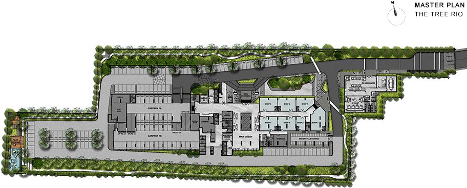 Floor Plan - The Tree Rio Bang-aor Station - Free Transparent PNG ...