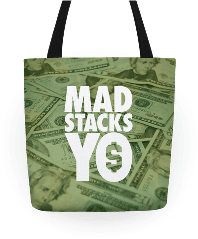 Download Mad Stacks Yo Tote - Tote Bag Kawaii PNG Image with No ...