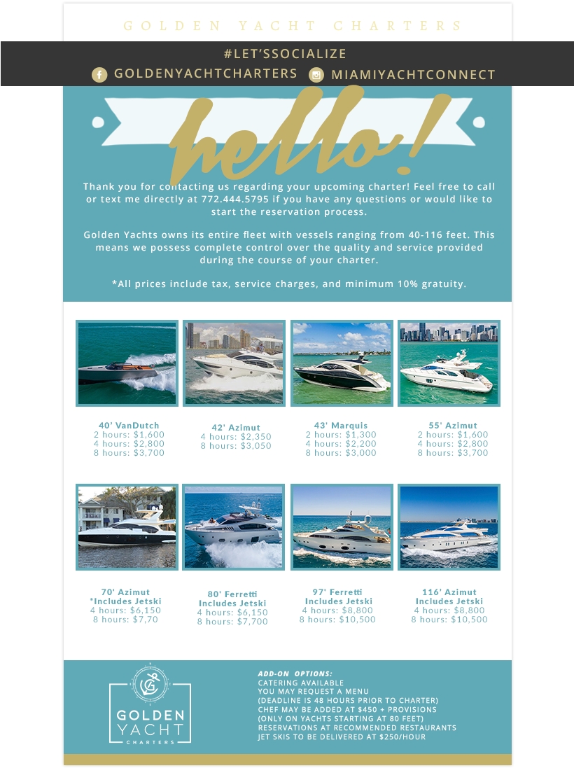 Download Services That We Have Provided To Golden Yacht Charters ...