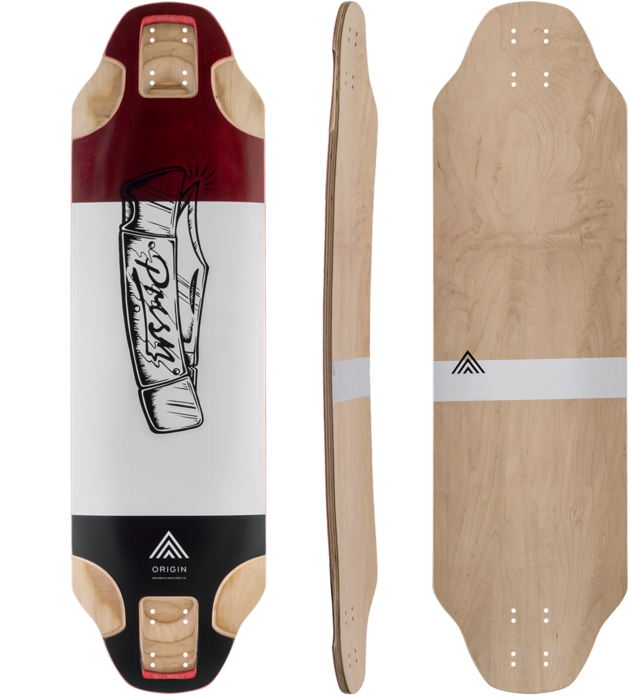 Download Prism Origin V2 Longboard Skateboard Deck W/ Grip - Prism ...
