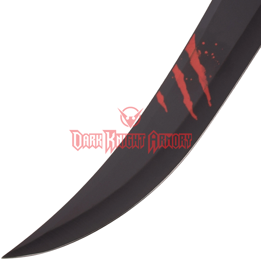 Red Claw Marks Fantasy Sword - Hunting Knife - Free Transparent PNG ...
