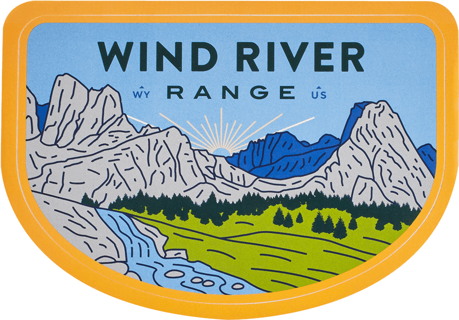 Sendero Wind River Range Sticker - Wind River Range Sticker - Free ...