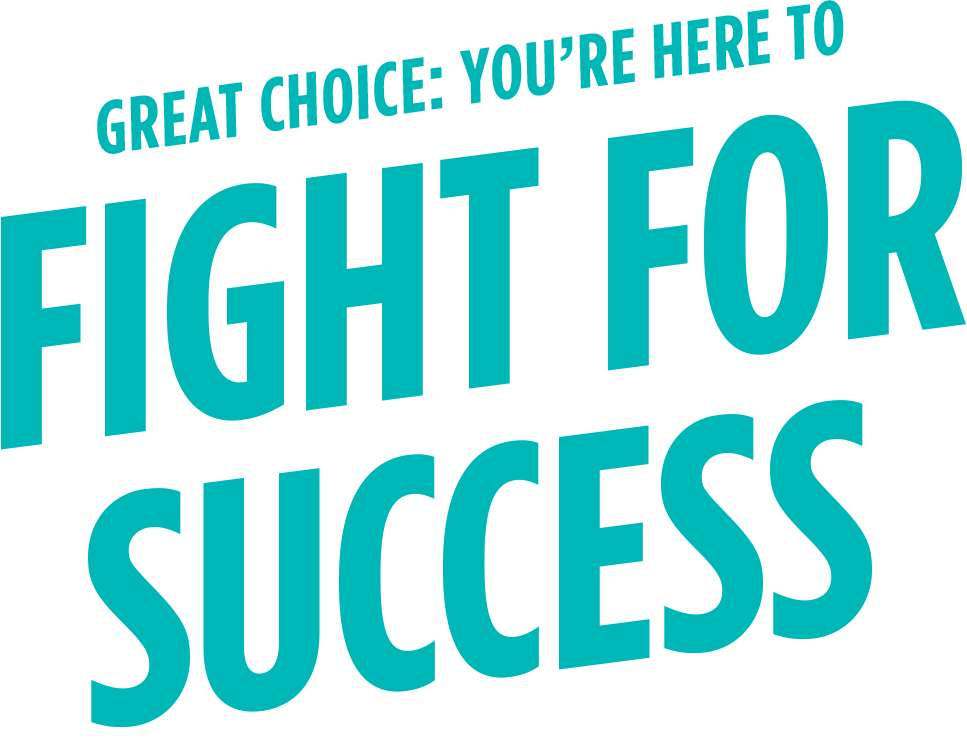 Download You're Here To Fight For Success - Positive Inspiration Quotes ...