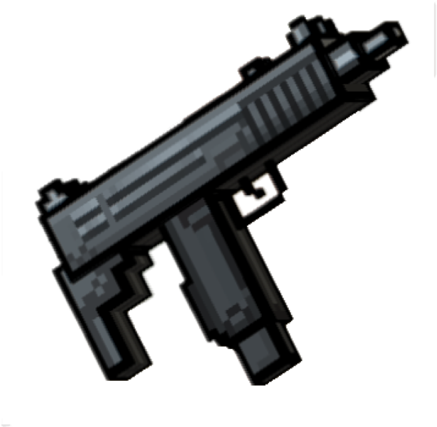 Uzi-uzi Pic - Pixel Gun 3d Uzi Uzi - Free Transparent PNG Download - PNGkey