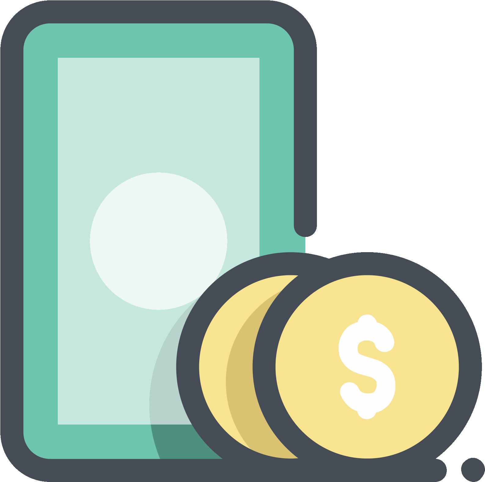 Notes And Coins Icon - Payment - Free Transparent PNG Download - PNGkey