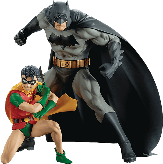 Dc Robin Png - Kotobukiya Dc Comics Batman & Robin Artfx+ Statue - Free ...