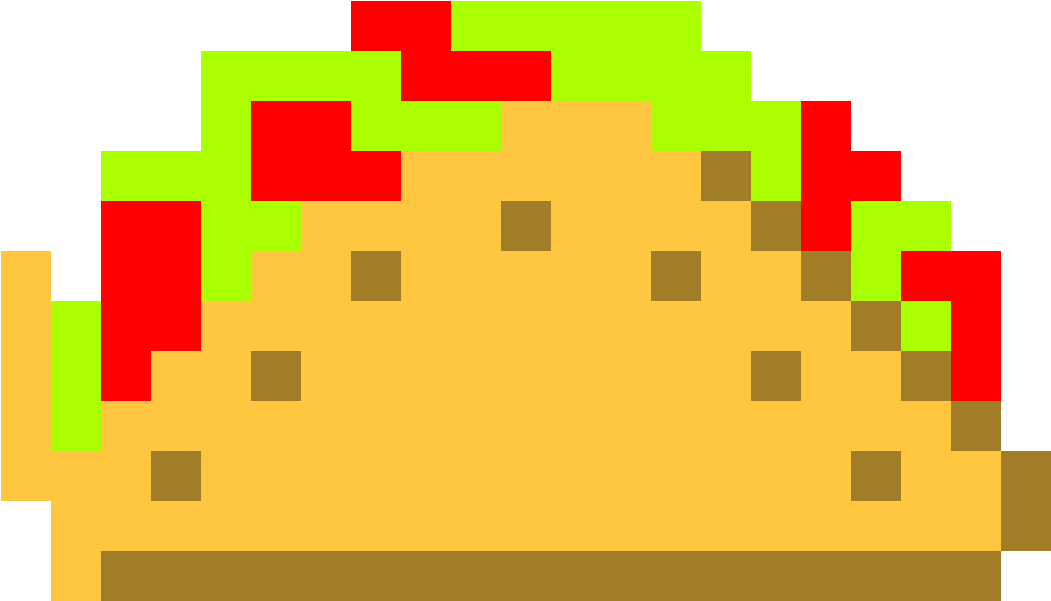 Download Taco - 8 Bit Bush Sprite PNG Image with No Background - PNGkey.com