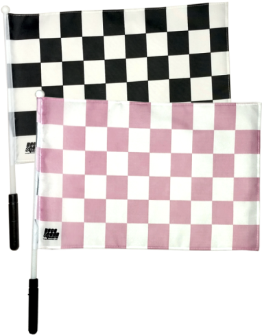 Download Multi-color Led Checkered Flag - Perspective Flag PNG Image ...