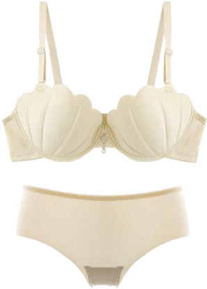 Download Itgirl Shop Push Up Mermaid Shells Bra Set Aesthetic ...