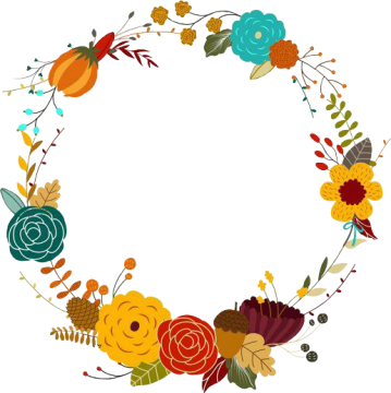 Download Thanksgiving Border Frame - Printable Happy Fall Sign PNG ...