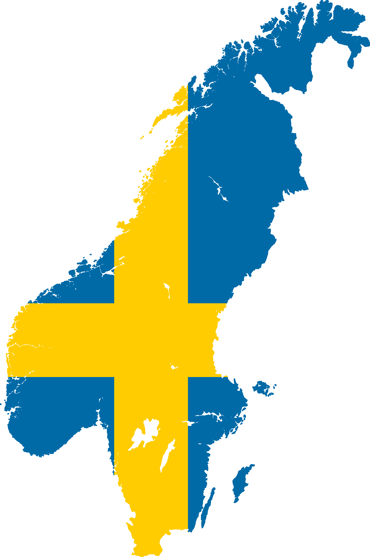 Download Flag Map Of Sweden - Sweden Map And Flag PNG Image with No ...