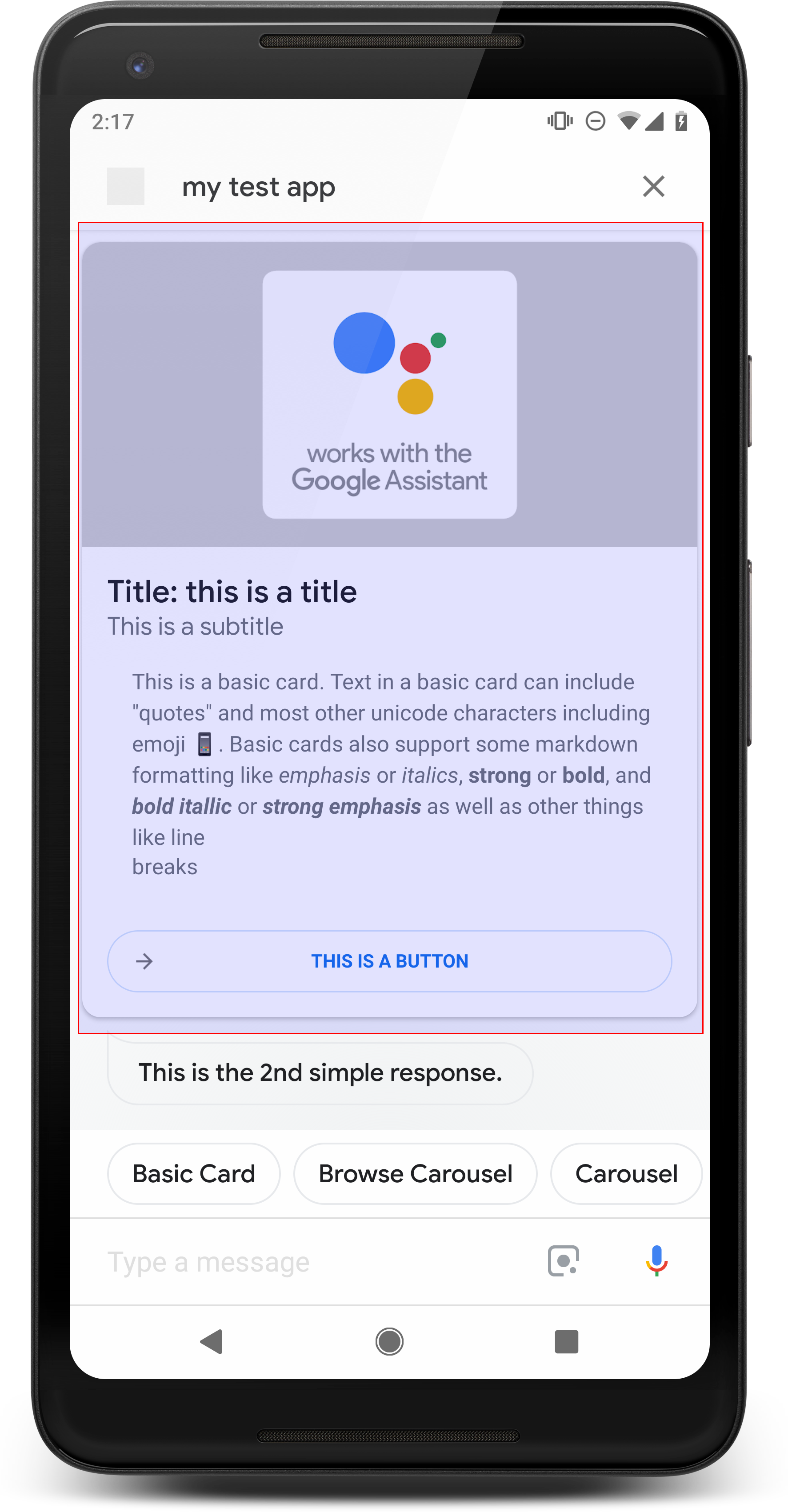 Download A Basic Card Displays Information That Can Include - Google ...