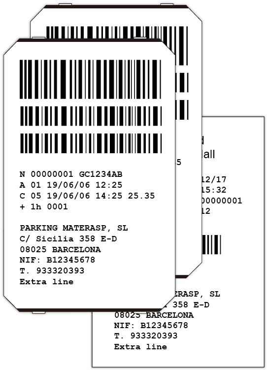 Download Barcode Parking System - Parking Ticket Barcode PNG Image with ...