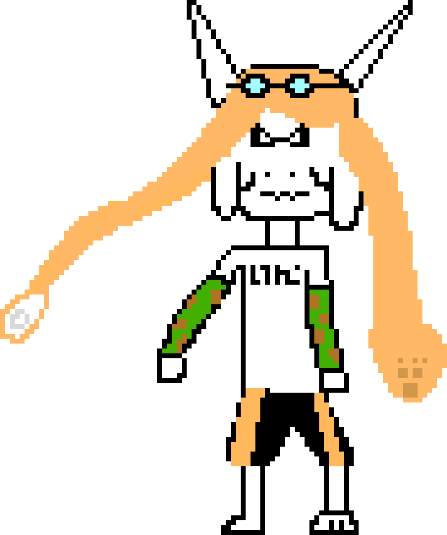 Download Furry Squid Oc - Pixel Art PNG Image with No Background ...
