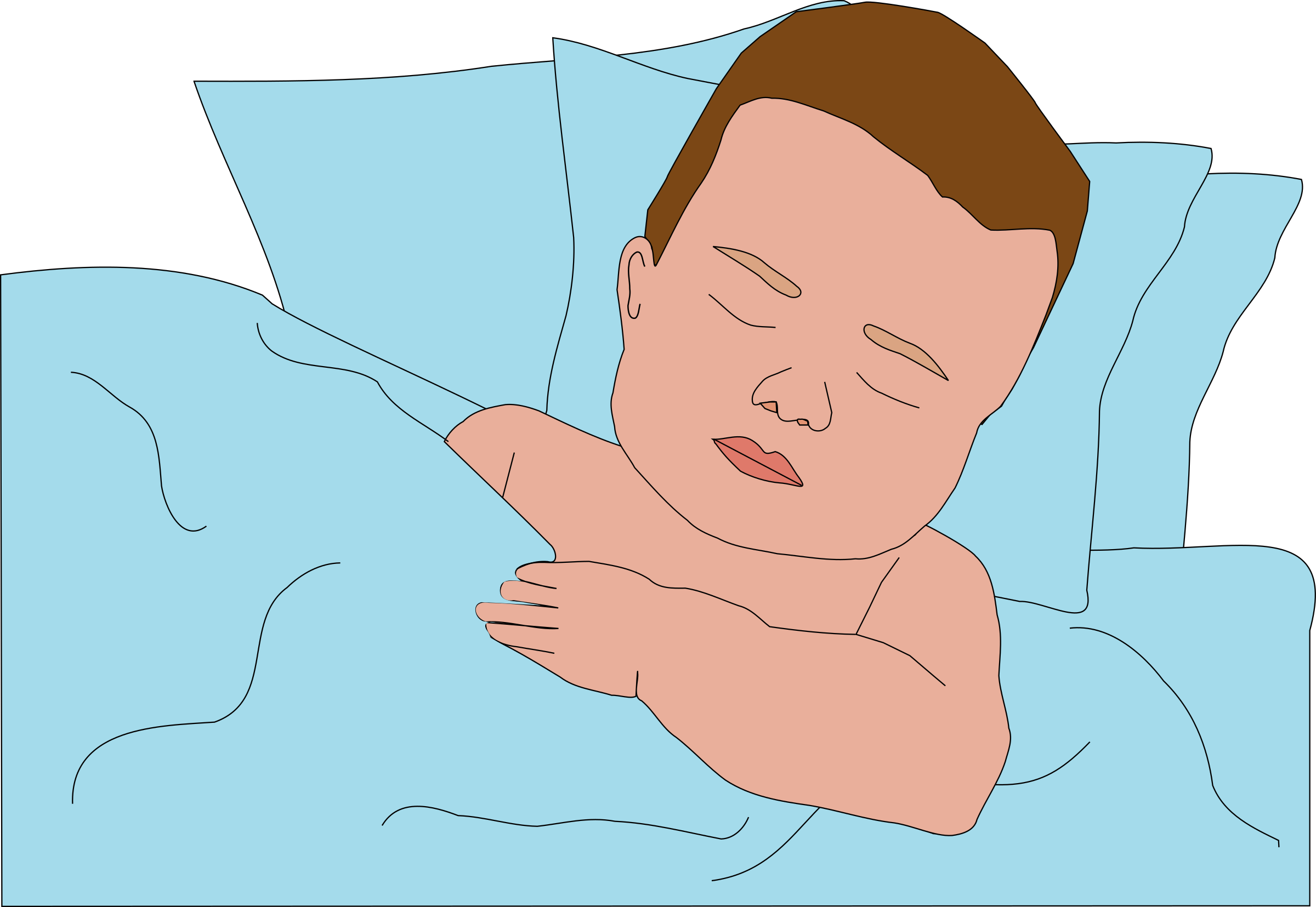 Big Image - Person Sleeping In A Bed Png - Free Transparent PNG ...