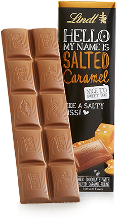 Download Salted Caramel Hello Bar Main 450x - Lindt Hello Strawberry ...