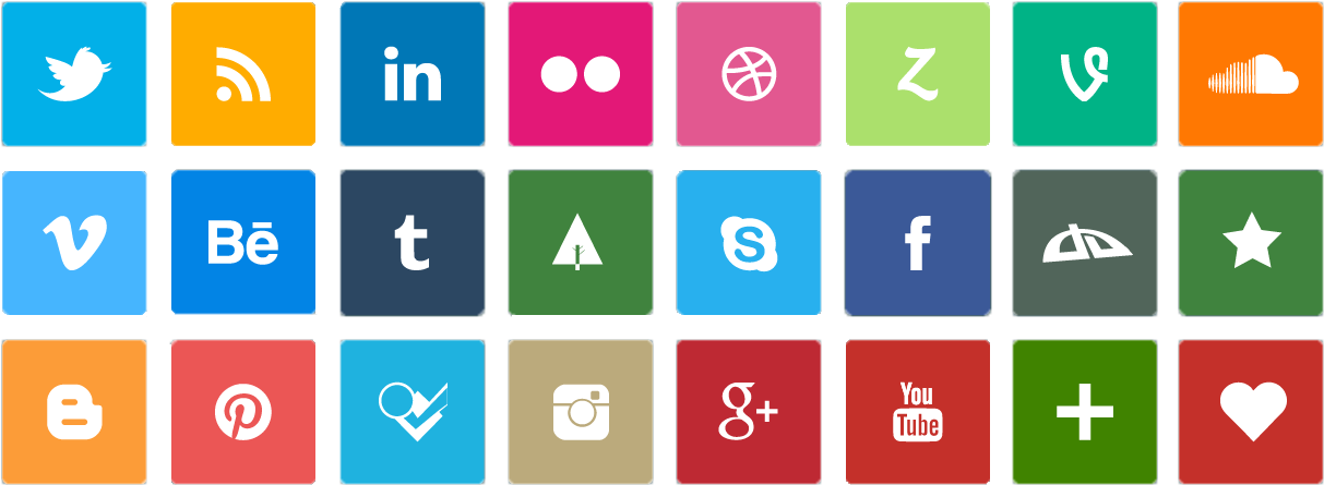 Social Network Icons 2016 - Free Transparent PNG Download - PNGkey