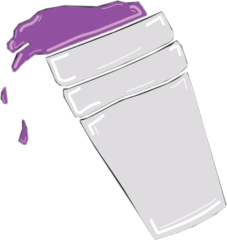 Lean Cup Purple Purplecup Codein Freetoedit - Double Cup Transparent ...