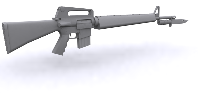 Download M16 - M16 Rifle PNG Image with No Background - PNGkey.com