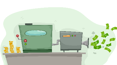 Download Automation-square - Money Machine Animation PNG Image with No ...