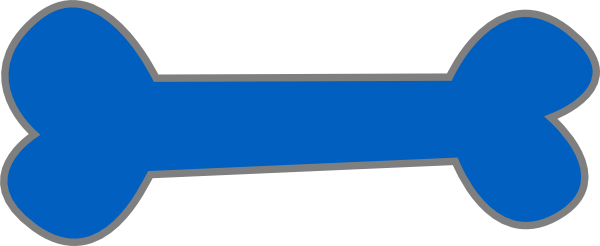 Blue Dog Bone Png Vector Royalty Free - Blue Dog Bone Clipart - Free ...