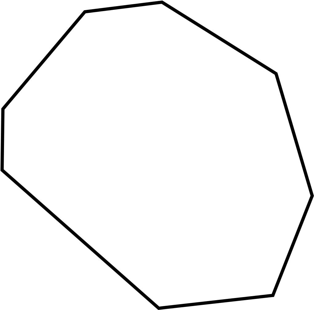 File - Irregular Octagon - Svg - Heptagono Irregular - Free Transparent ...