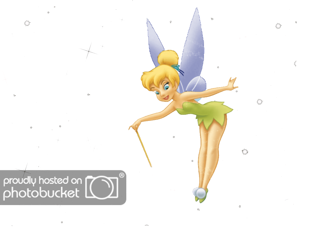Download Tinkerbell With Her Wand PNG Image with No Background - PNGkey.com