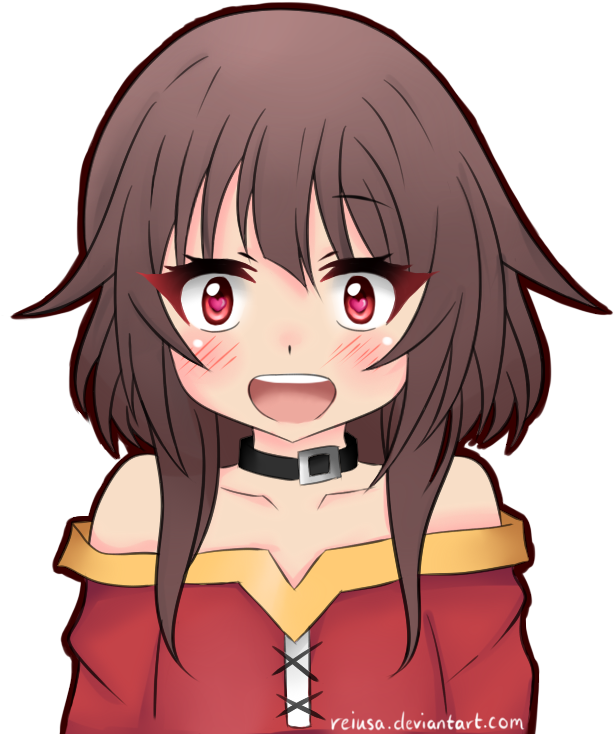 Download View Megumin By Reiusa-d9vpco2 , - Cartoon PNG Image with No ...