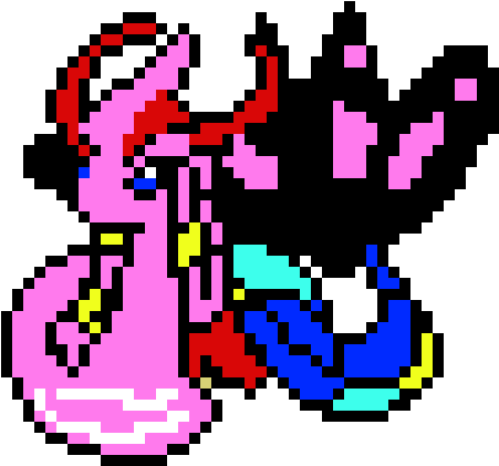 Download Mega Milotic Y - Pixel Art PNG Image with No Background ...