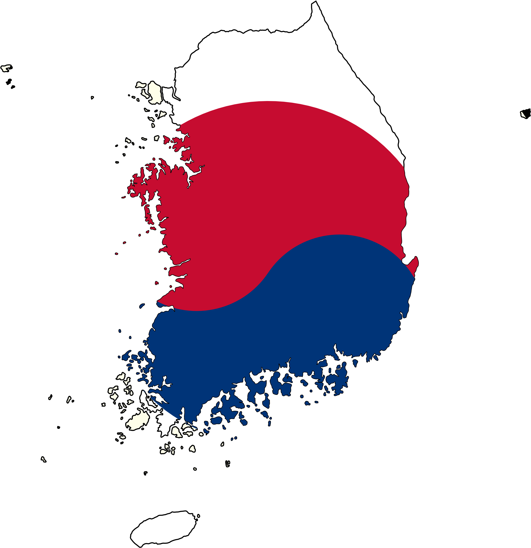 Download South Korean - South Korea Map Png PNG Image with No ...