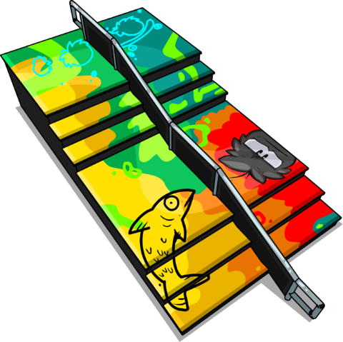 Graffiti Stair Ramp Sprite 008 - Stairs - Free Transparent PNG Download - PNGkey