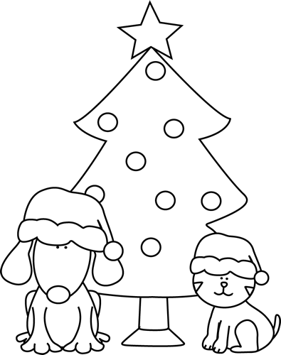 Download Christmas - Front Of Black And White Clip Art PNG Image with ...