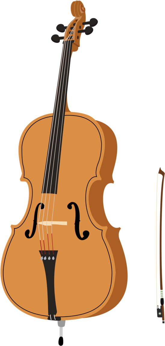 Download Instrument Clipart Violin Bow - Cello Clipart PNG Image with ...