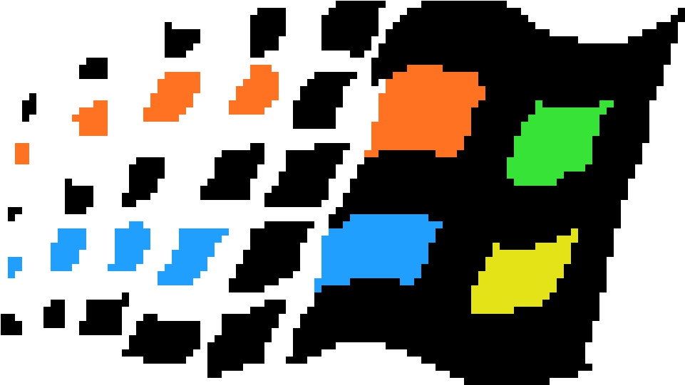 Download Old Windows Logo - Windows Logo Pixel Art PNG Image with No ...