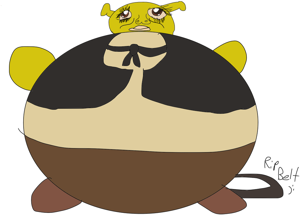 Download Big Fat Sexy Shrek By Crescenthusky12 - Cartoon PNG Image with ...