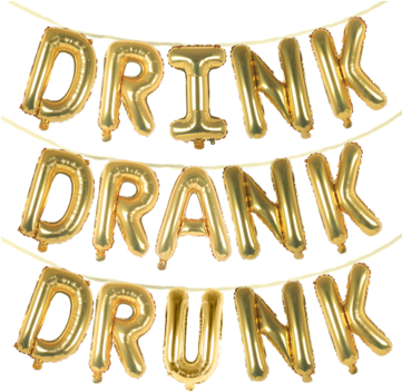 Download Drink Drank Drunk Balloon Banner Set Party Bachelorette ...