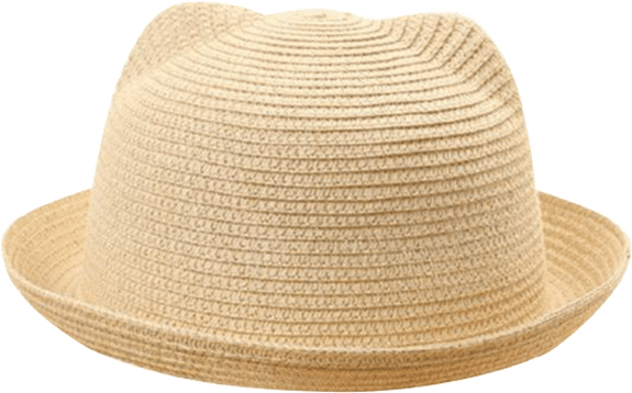 Download Petite Bello Hats Beige Colorful Straw Hats - Fedora PNG Image ...