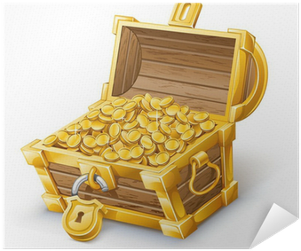 Download Gold In Treasure Box PNG Image with No Background - PNGkey.com