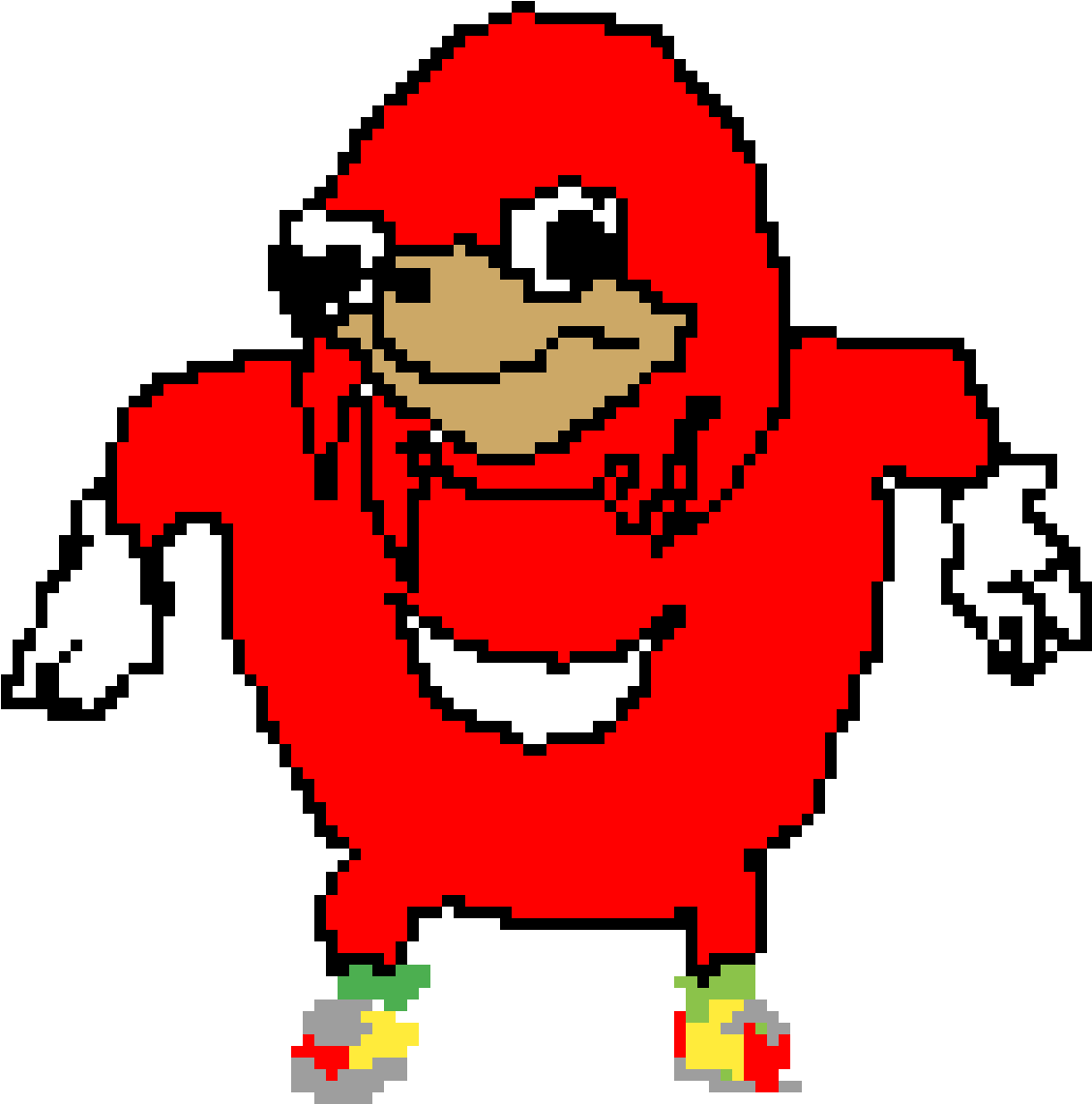 Download Uganda Knuckles - Drawing PNG Image with No Background ...