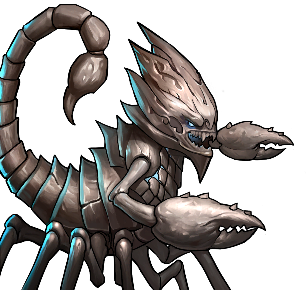 Download Image Black And White Stock Claw Drawing Bone - Scorpion Skull ...