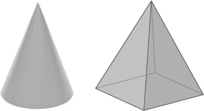 Download Geometry Same But Different Cone Pyramid - Triangle PNG Image ...