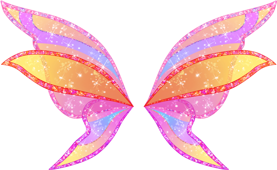 Download Pink Fairy Wings Png - Winx Club The Stella Wings PNG Image ...