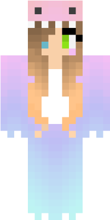 Download Lolo131 - Minecraft Skin Girl In Onesie PNG Image with No ...