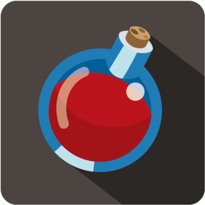 Download Health Potion - Potion Flat Design Png PNG Image with No ...
