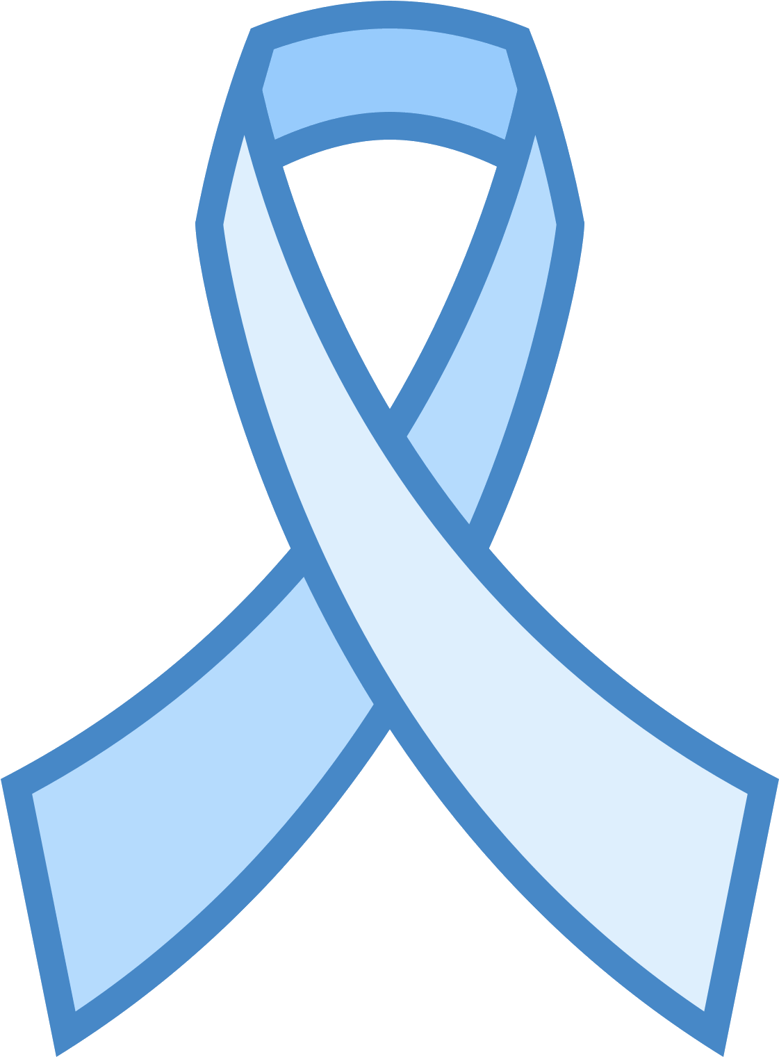 Download Aids Ribbon Icon - Blue Ribbon Aids Icon PNG Image with No ...