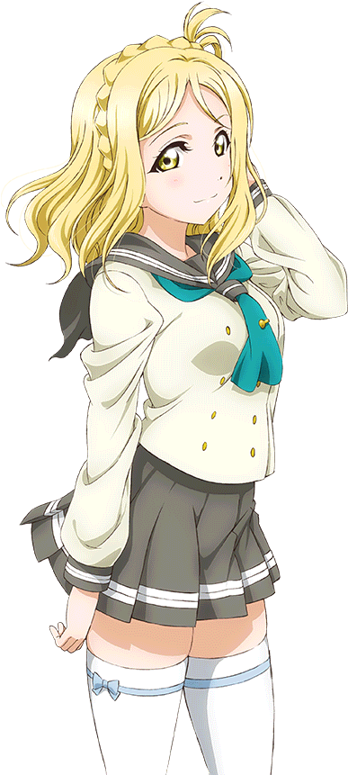 Mari Ohara - Love Live Sunshine Mari Uniform - Free Transparent PNG ...