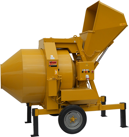 Download Static Concrete Mixer - Reverse Drum Concrete Mixer PNG Image ...