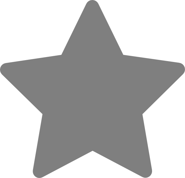Download Grey Star Icon Png PNG Image with No Background - PNGkey.com